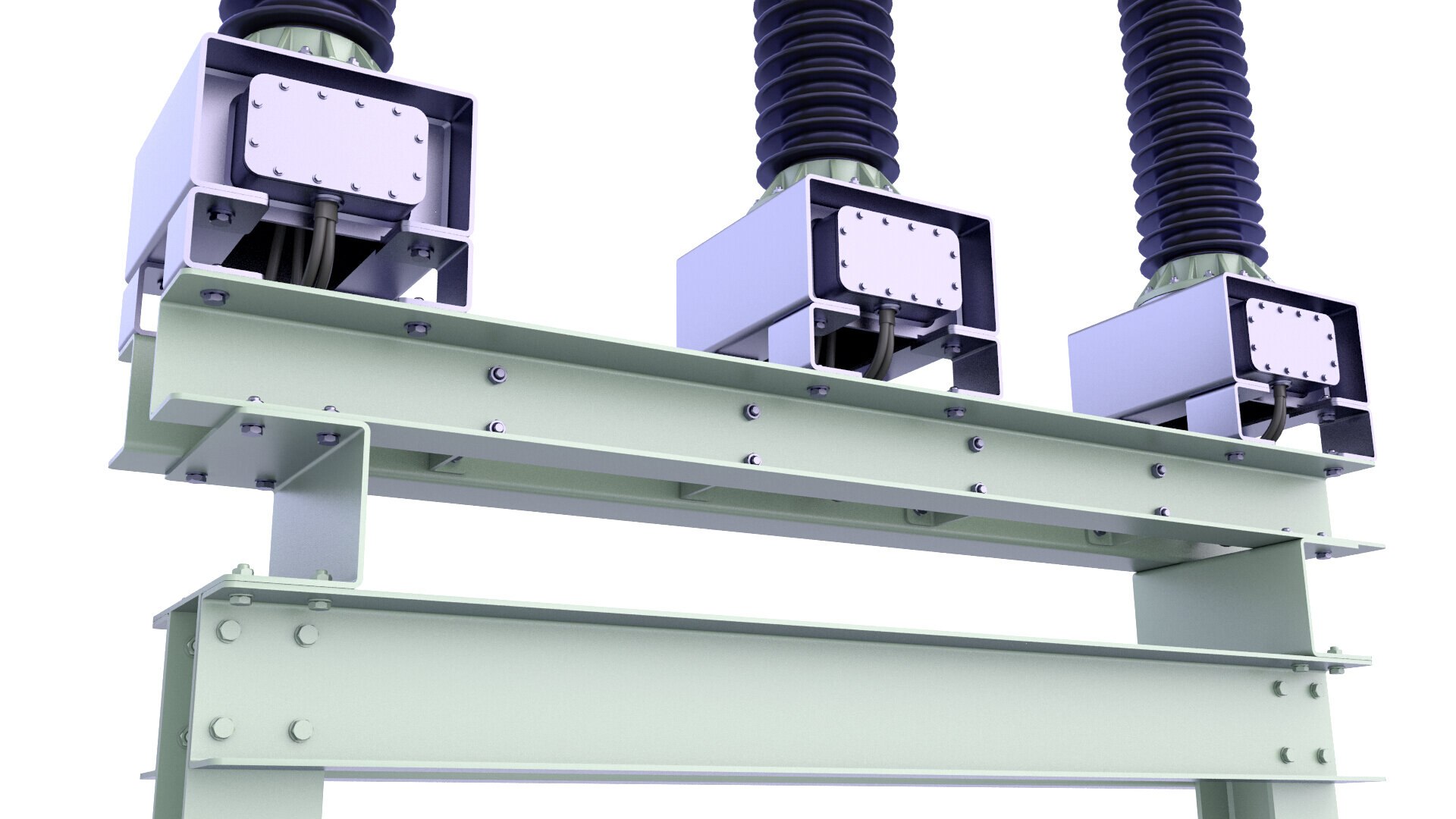 3D Substation High Voltage Disconnector Switch 25 Model - TurboSquid ...