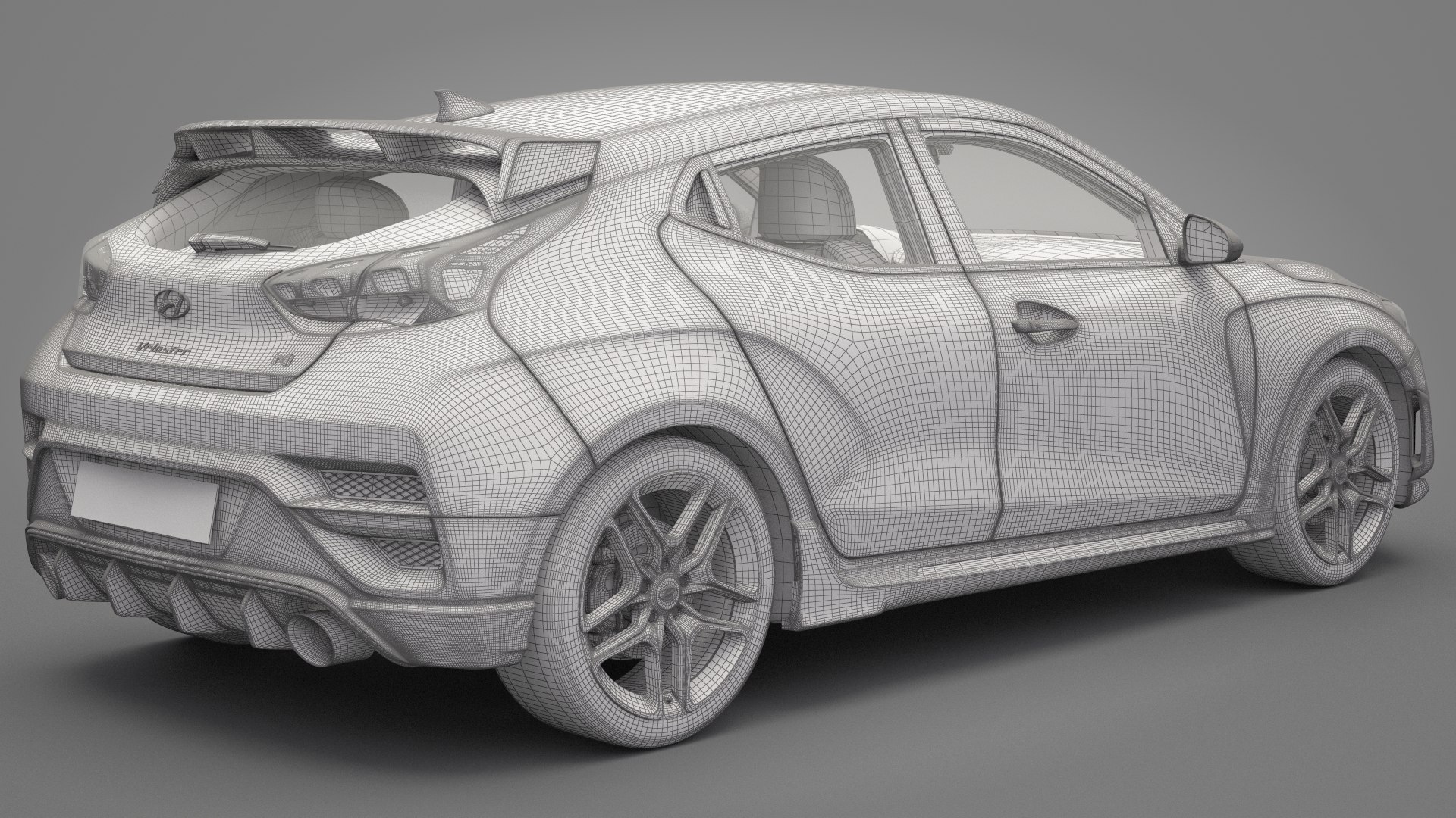 Hyundai Veloster N 3D Model - TurboSquid 2403416
