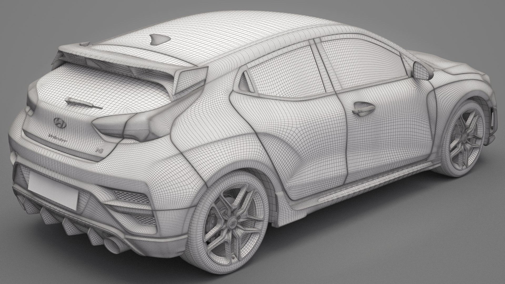 Hyundai Veloster N 3D Model - TurboSquid 2403416