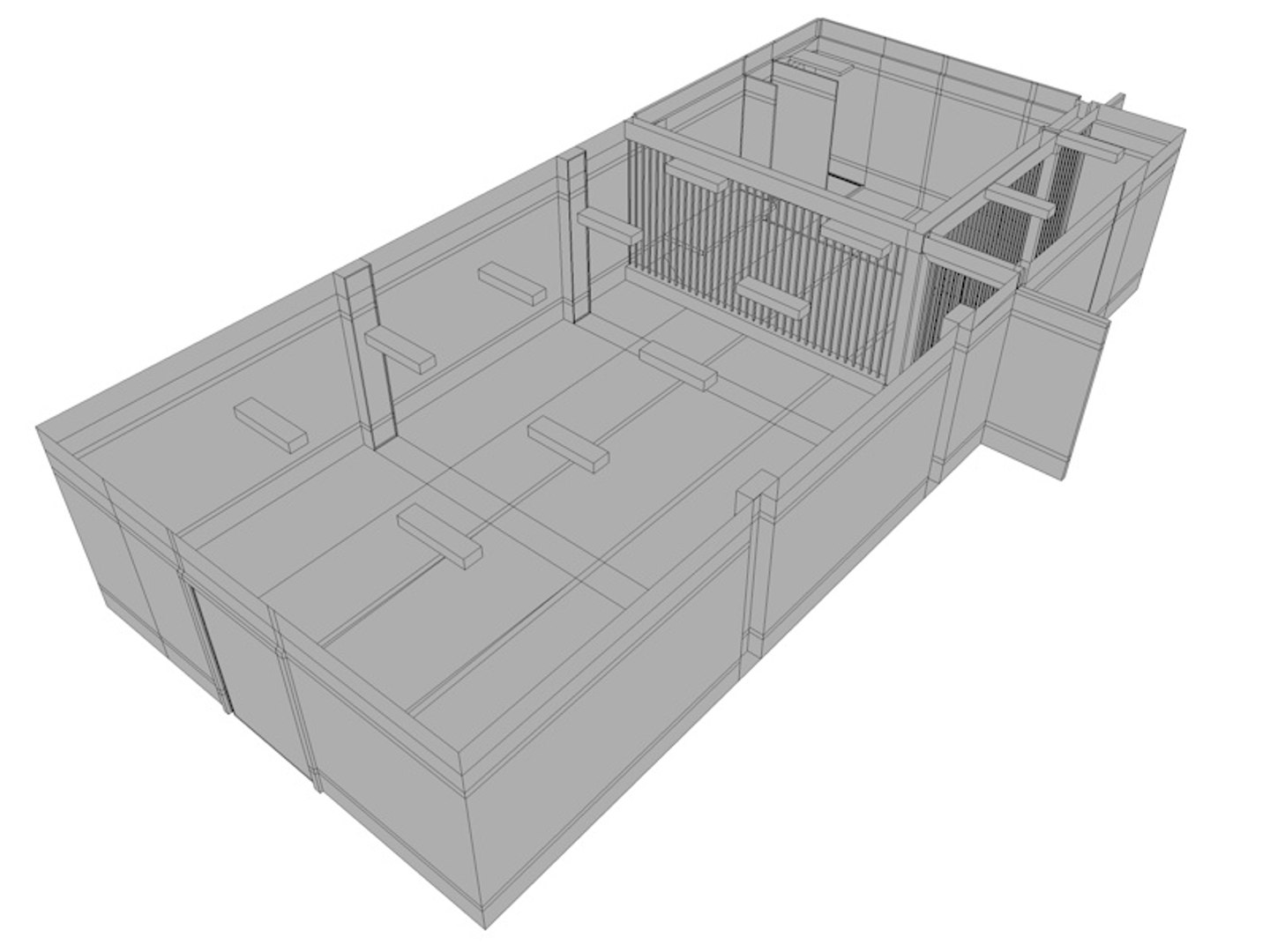 3d Scene Games Model