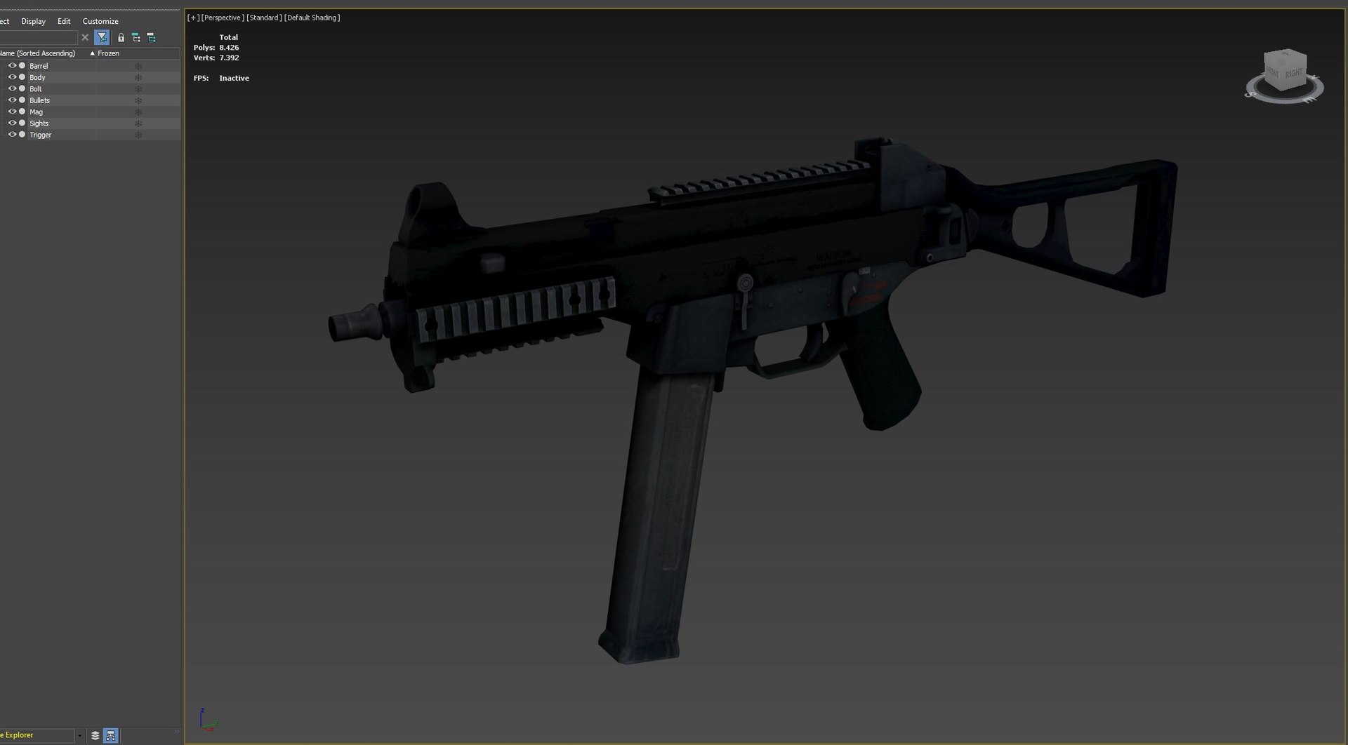 3D UMP-45 Model - TurboSquid 1891614