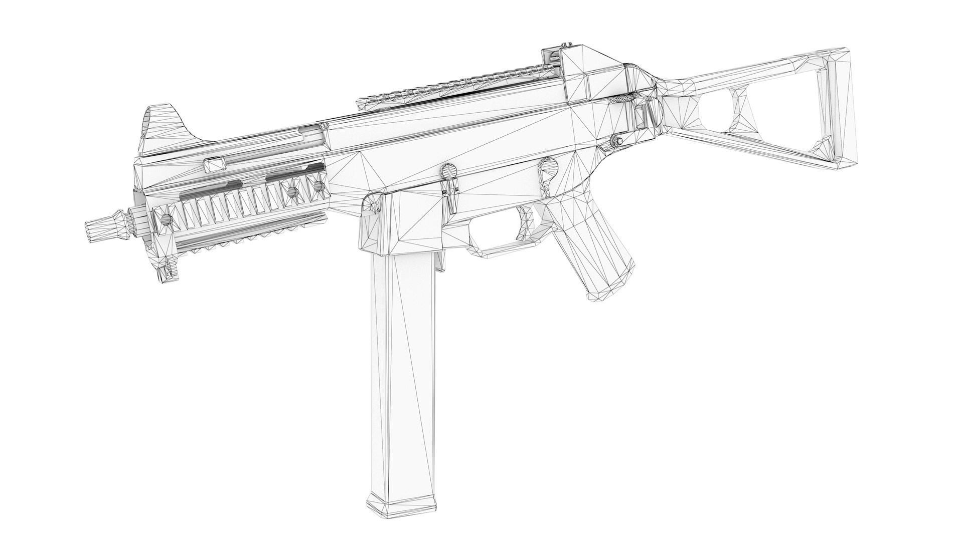 3D UMP-45 Model - TurboSquid 1891614