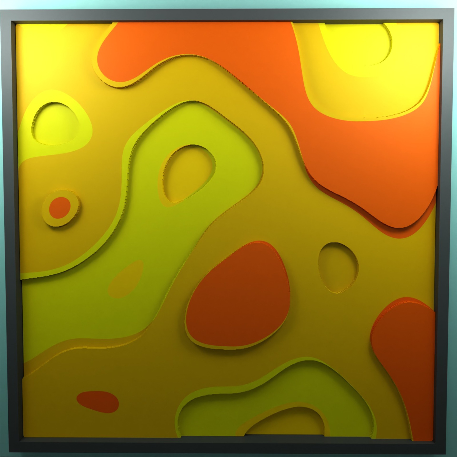 3D Abstract Art animated - galerry model - TurboSquid 1843251