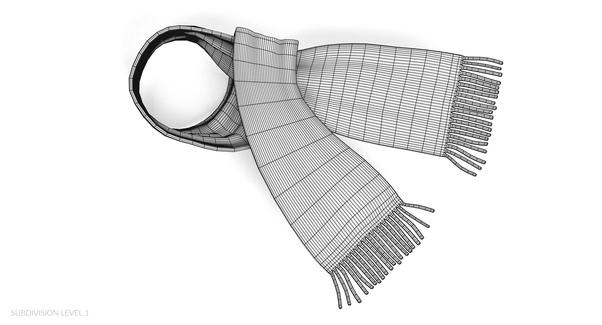 Winter Scarf 3D Model - TurboSquid 1275838