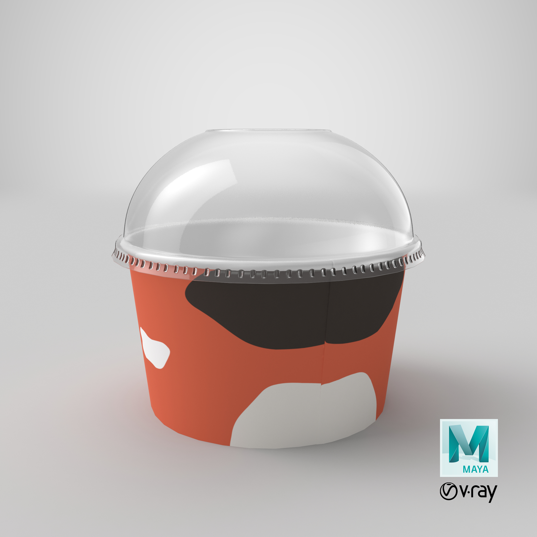 Ice cream cup model - TurboSquid 1395813