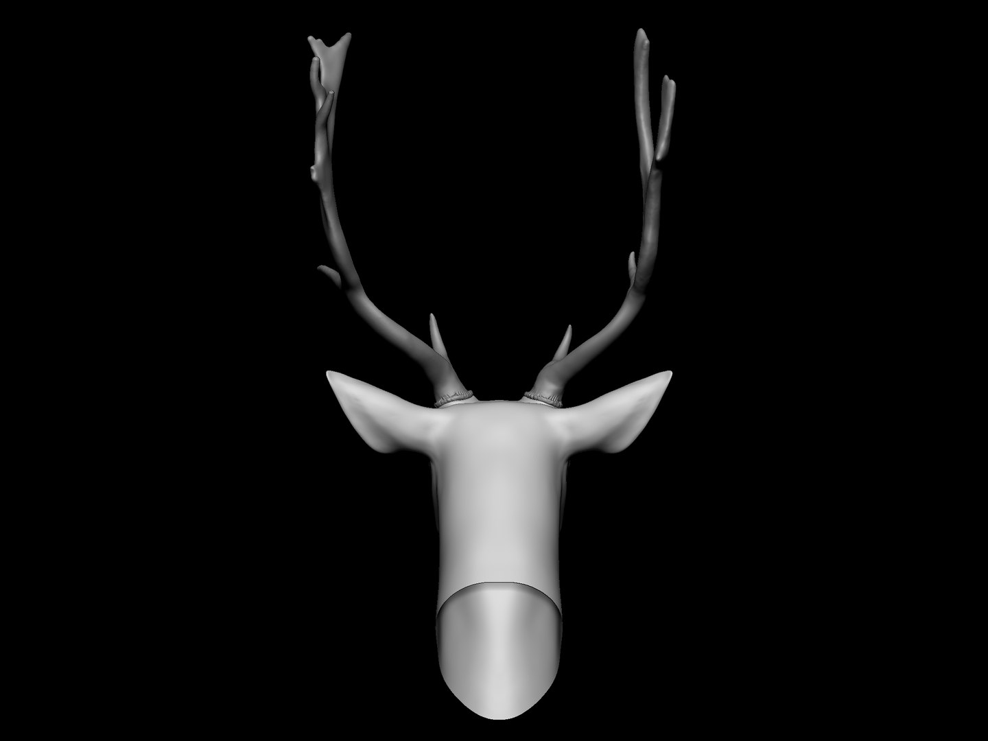 3D Red Deer Head - TurboSquid 2008805