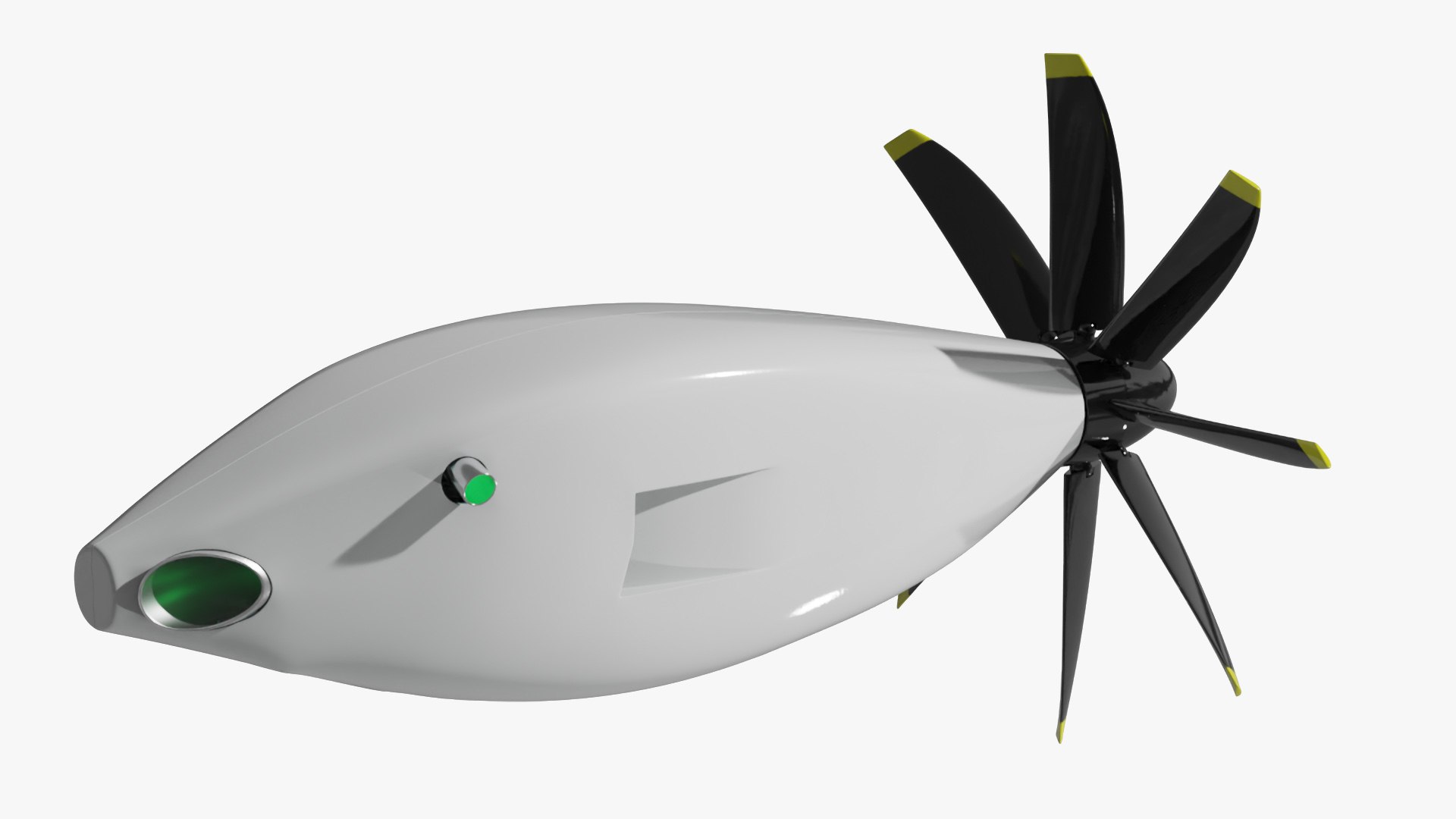 Futuristic Hydrogen Aircraft Engine Gen 3D Model - TurboSquid 2378276