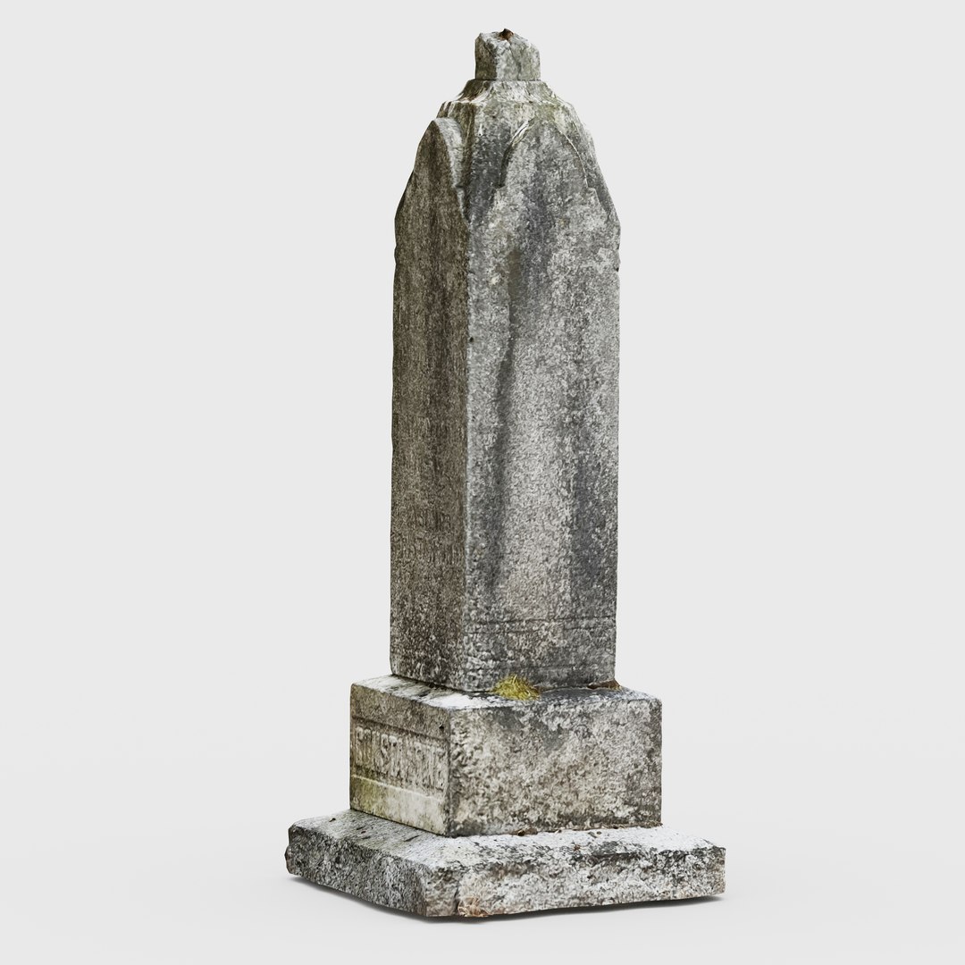 3D 3d Scanned Tombstone 03 Model - TurboSquid 1995082