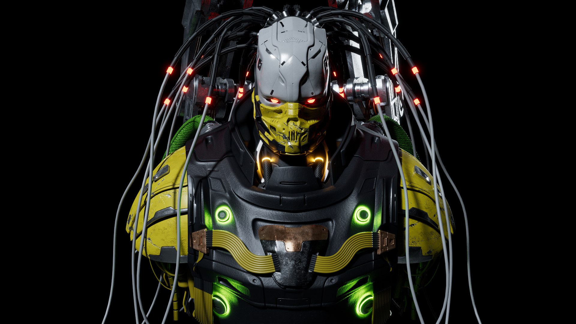 Cyborg Robot Rastas 3D - TurboSquid 2237651