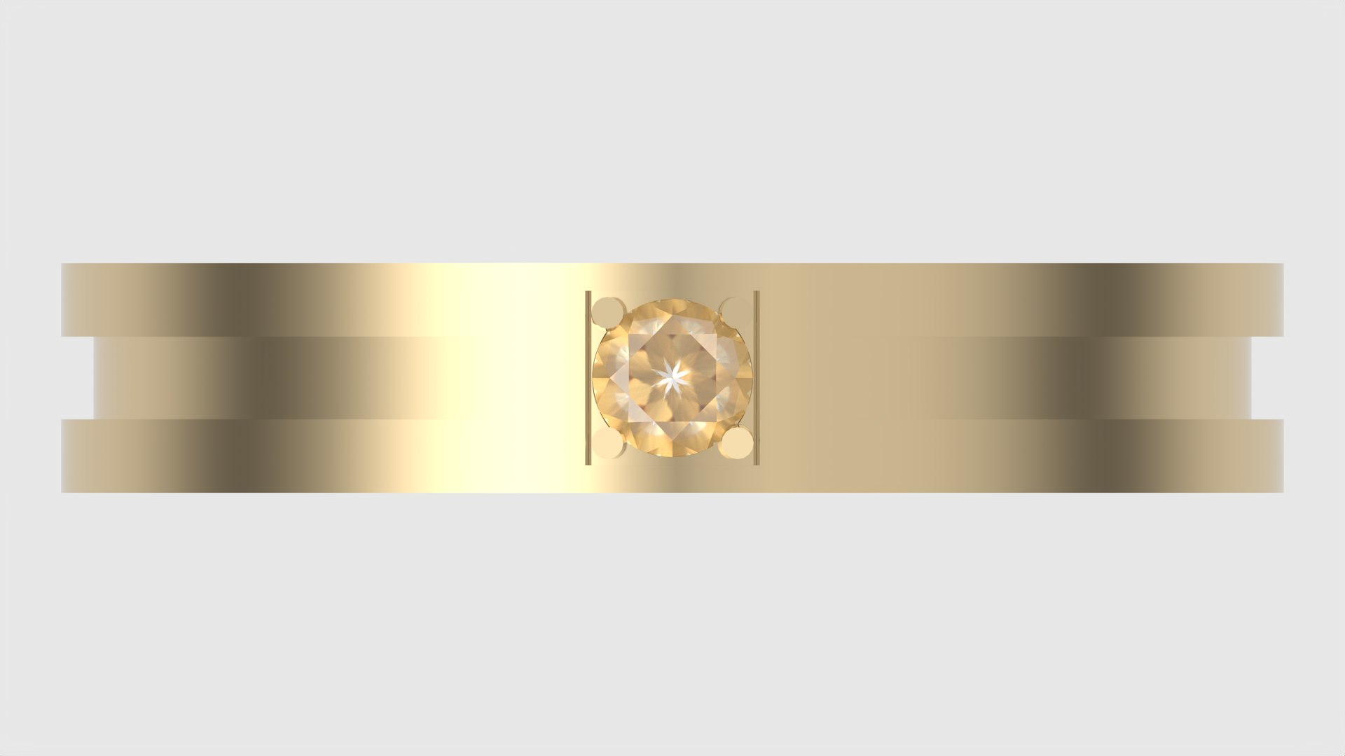 3D Modern Channel Set Ring JDBCo - TurboSquid 2344009