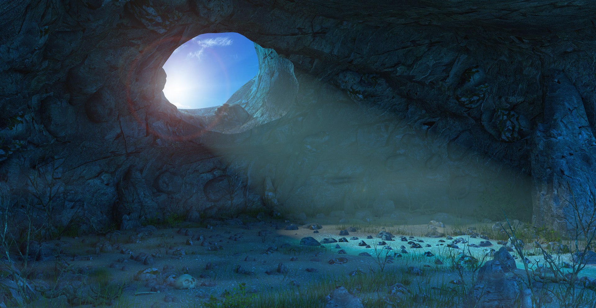 3D cave cavern model - TurboSquid 1390912
