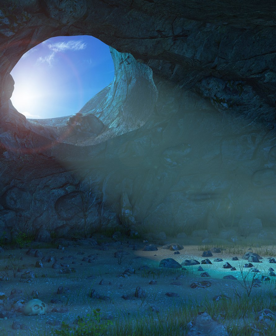 3D Cave Cavern Model - TurboSquid 1390912