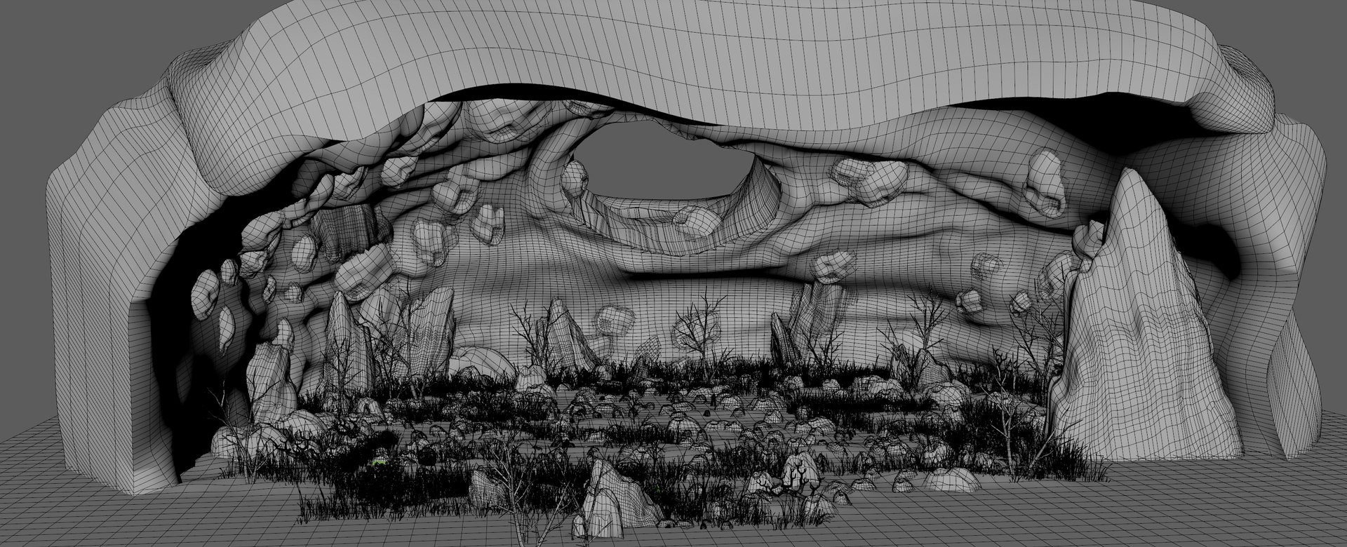 3D Cave Cavern Model - TurboSquid 1390912