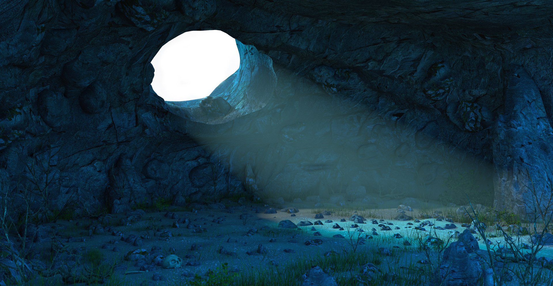 3D Cave Cavern Model - TurboSquid 1390912