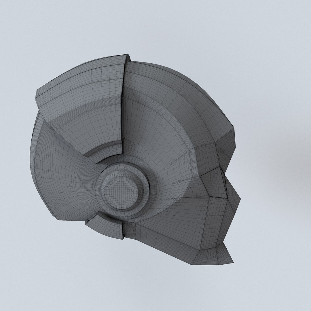 Techno helmet visualized printed 3D model - TurboSquid 1711981