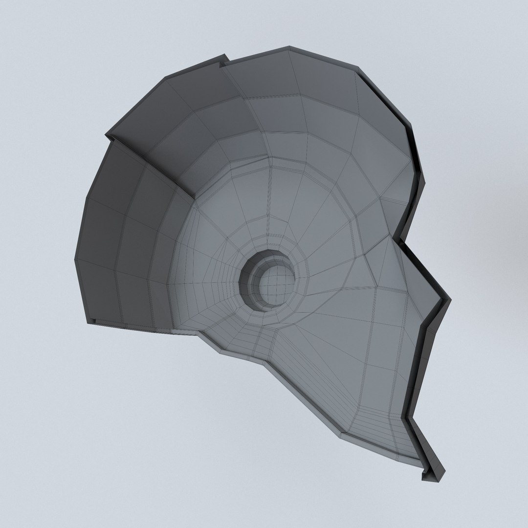 Techno helmet visualized printed 3D model - TurboSquid 1711981