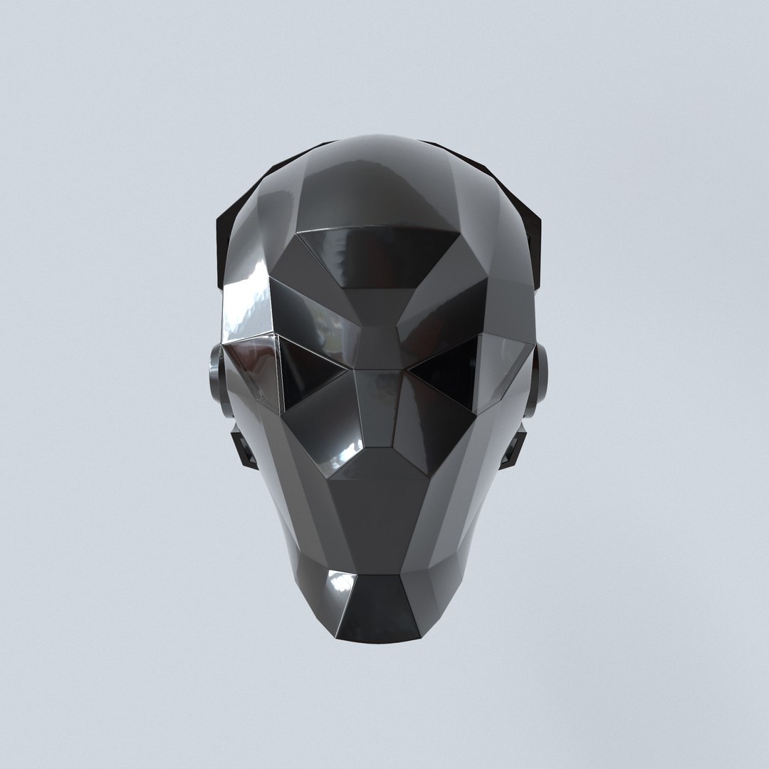 Techno helmet visualized printed 3D model - TurboSquid 1711981