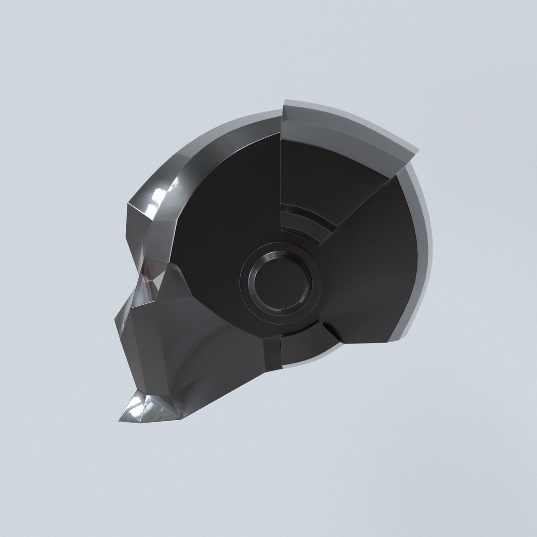 Techno helmet visualized printed 3D model - TurboSquid 1711981