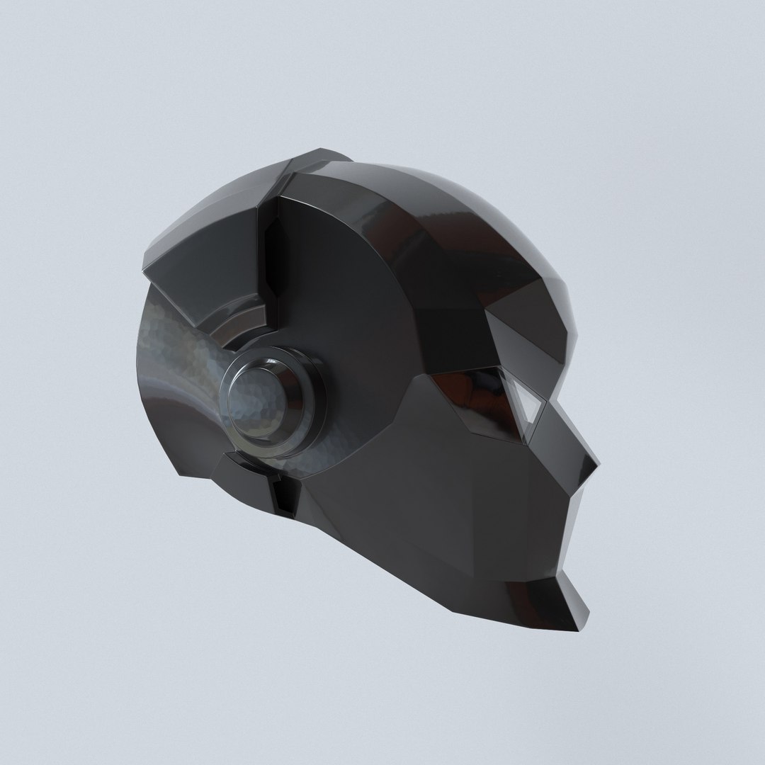 Techno helmet visualized printed 3D model - TurboSquid 1711981