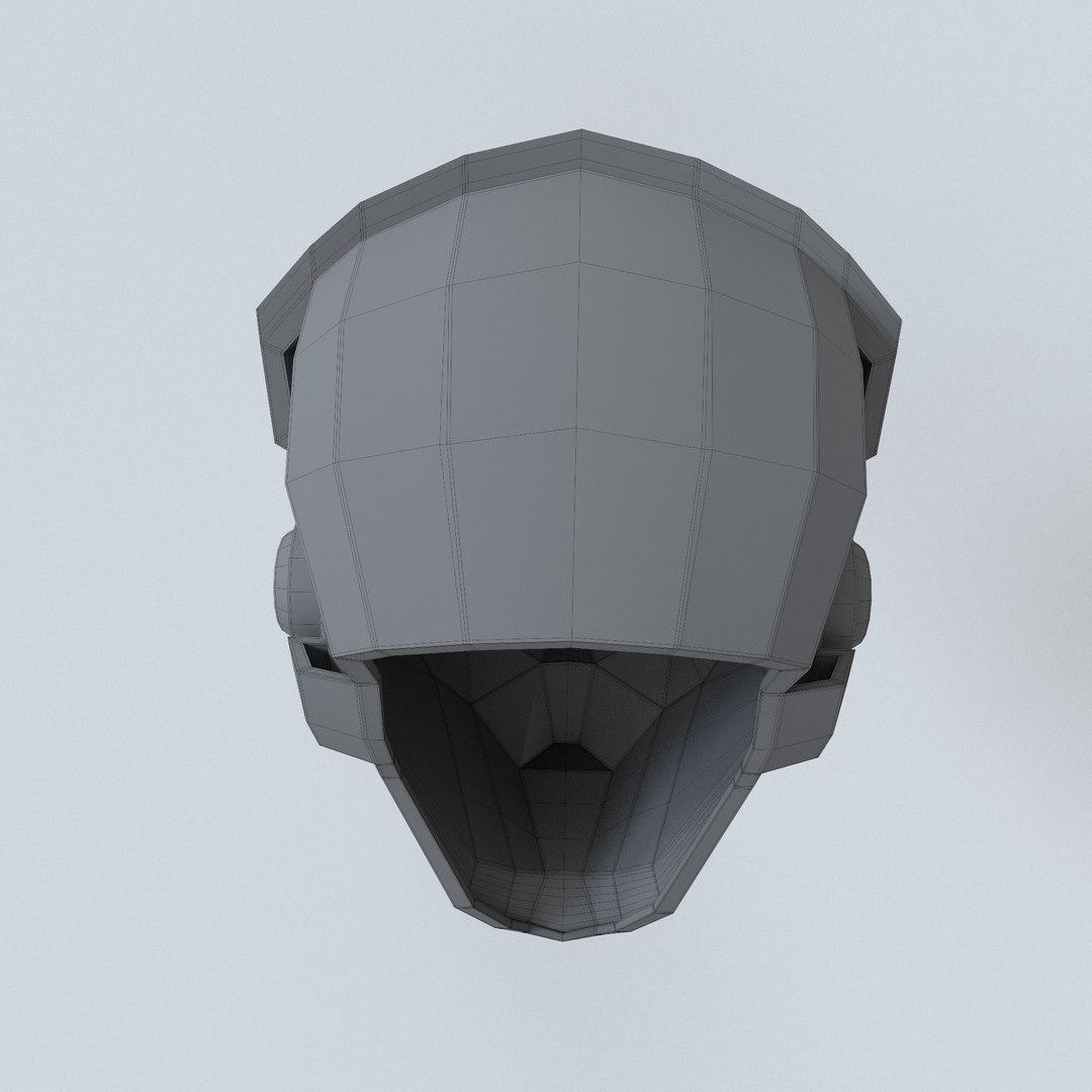 Techno helmet visualized printed 3D model - TurboSquid 1711981