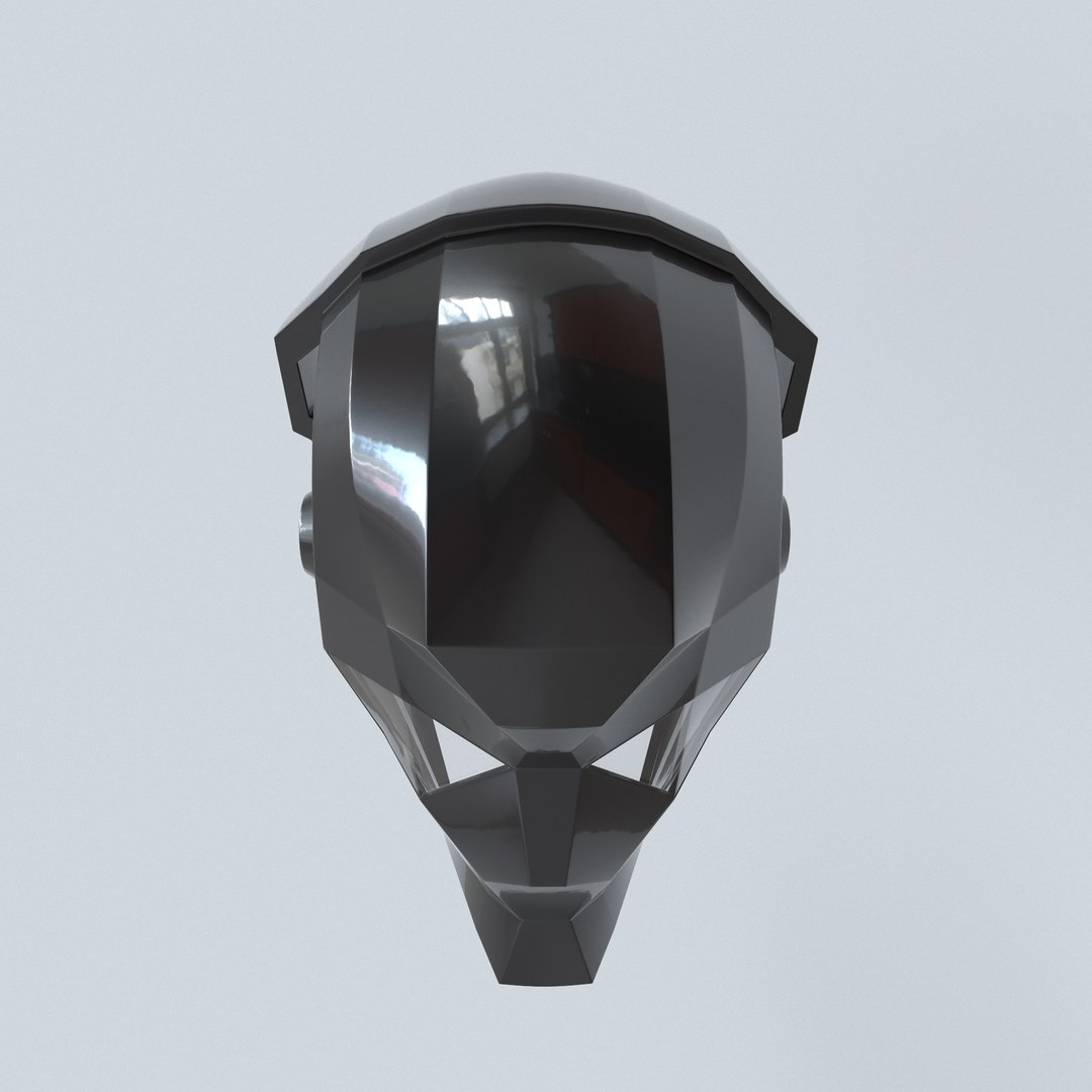 Techno helmet visualized printed 3D model - TurboSquid 1711981
