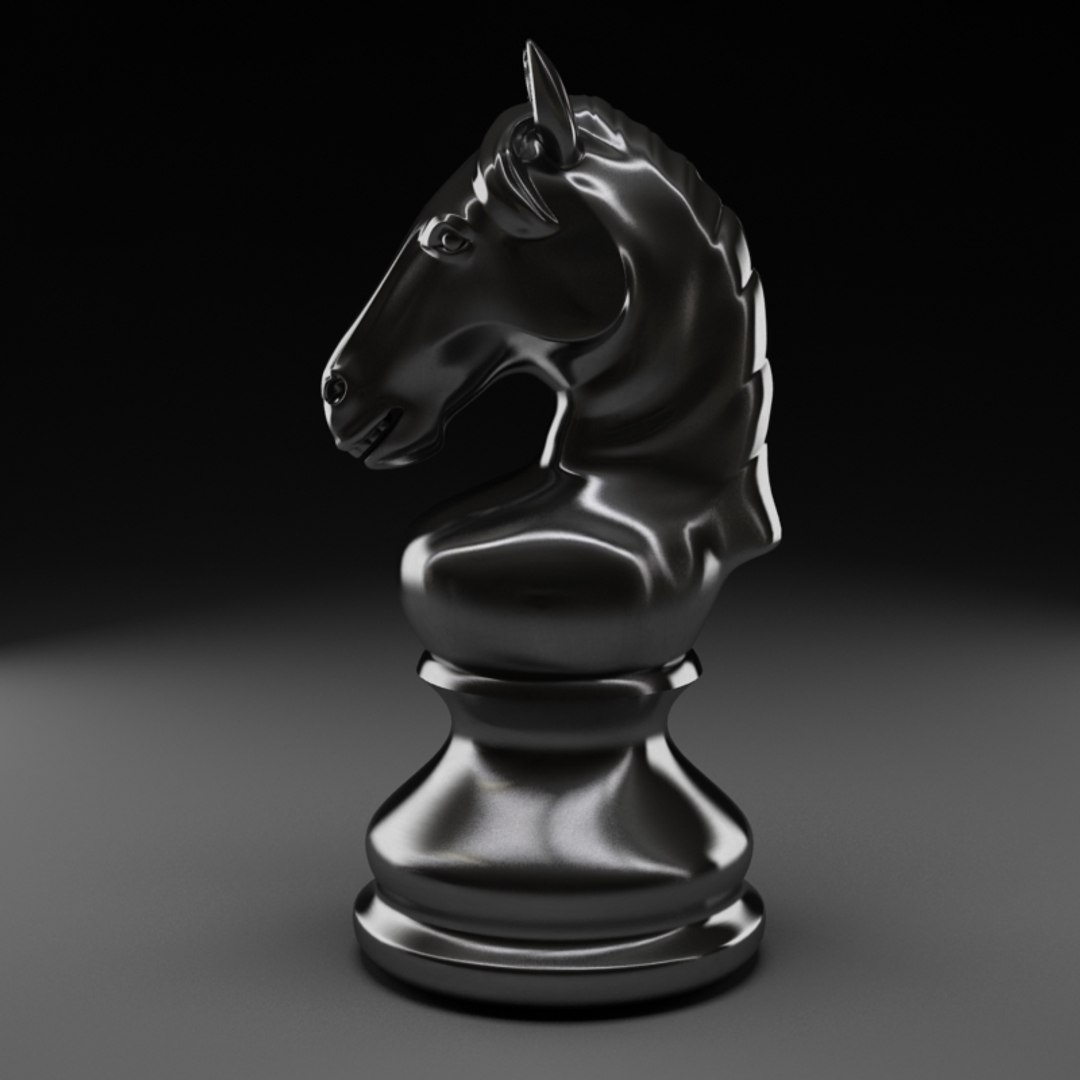 3dsmax Chess Knight