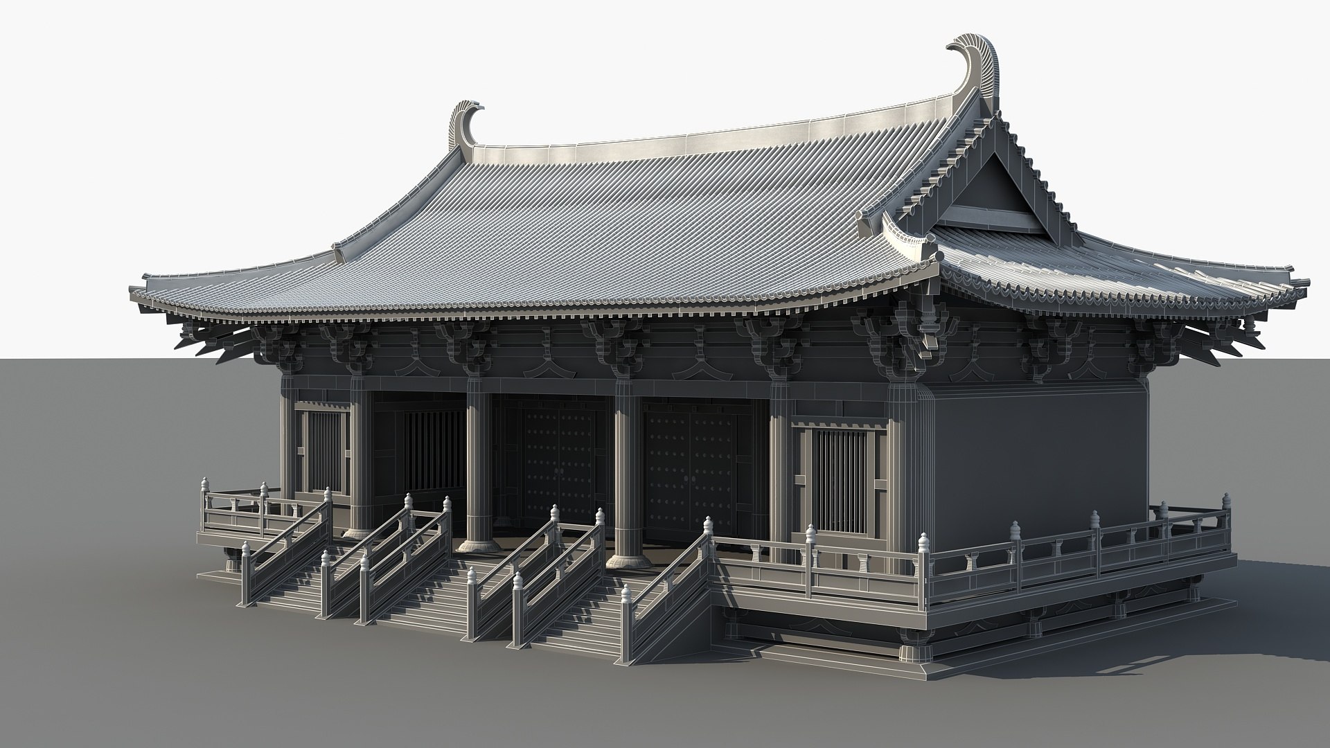 Chinese Ancient Architecture 11 Model - TurboSquid 2220834