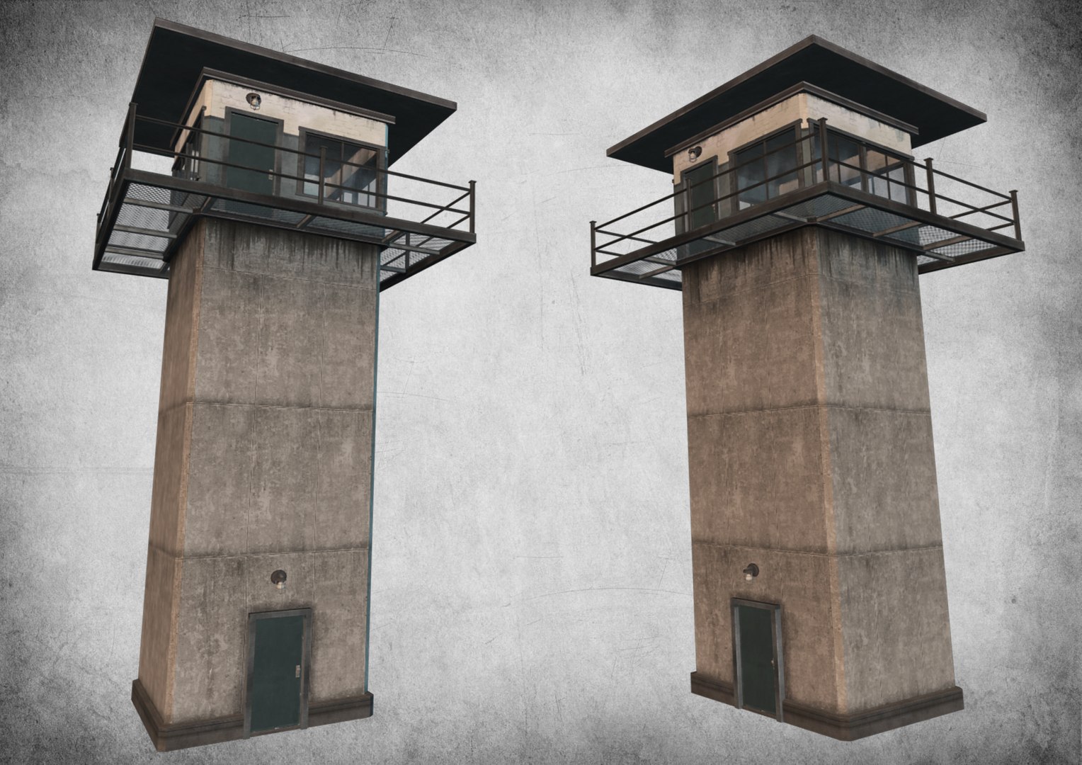 Prison Tower 3d Max