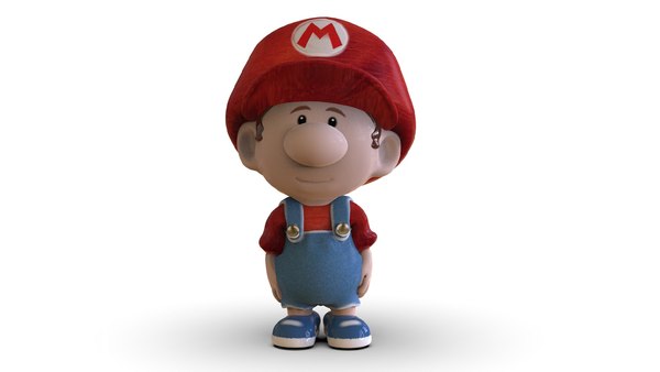 modelo 3d bebe mario - TurboSquid 2055548
