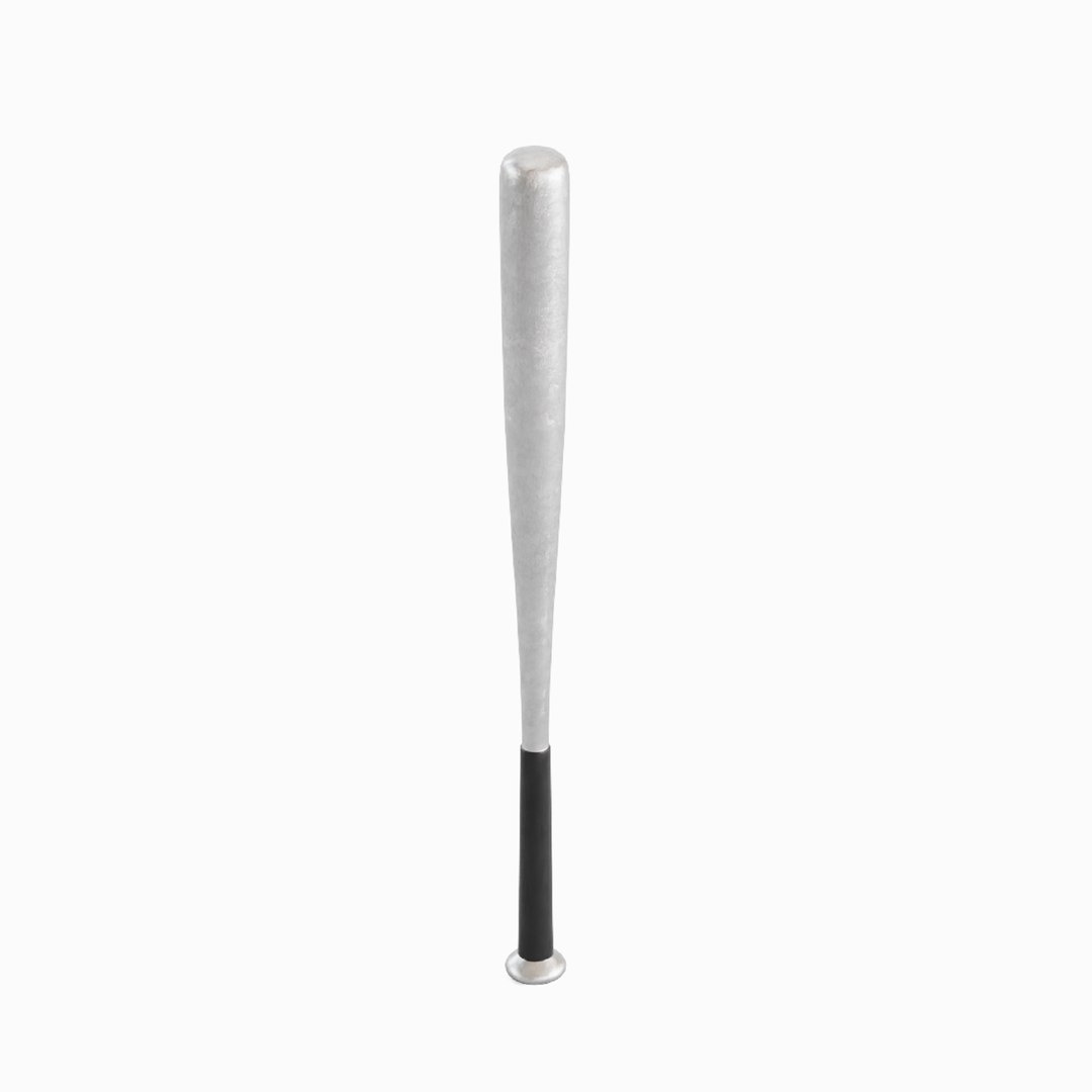 3D Model Steel Baseball Bat 04 - TurboSquid 2314780
