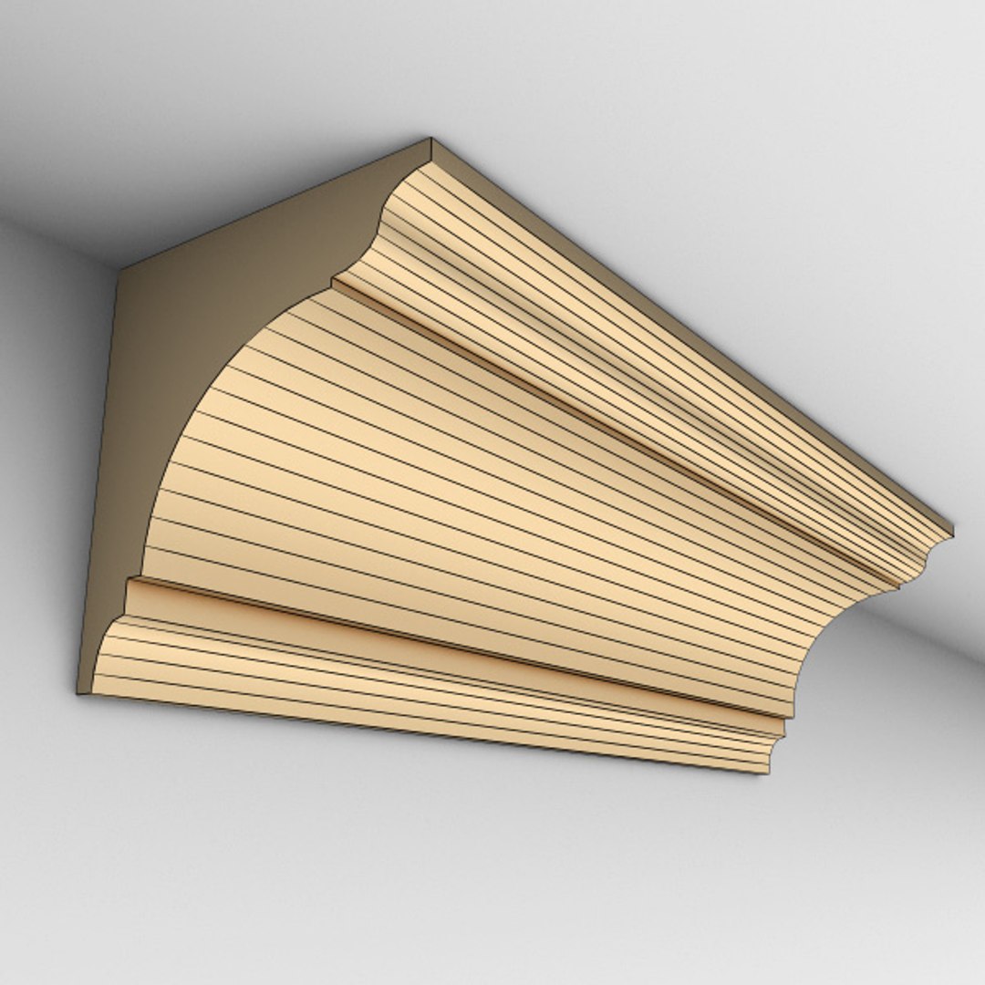 3d Interior Cornice Molding Model