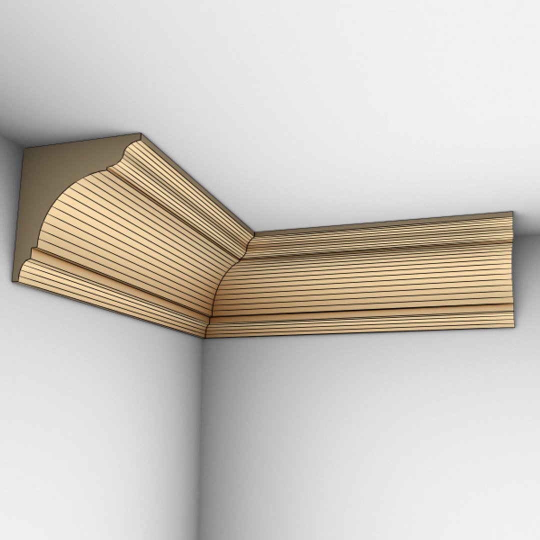 3d Interior Cornice Molding Model