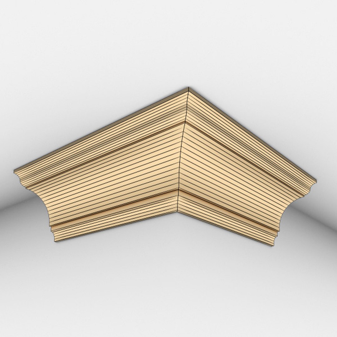 3d Interior Cornice Molding Model