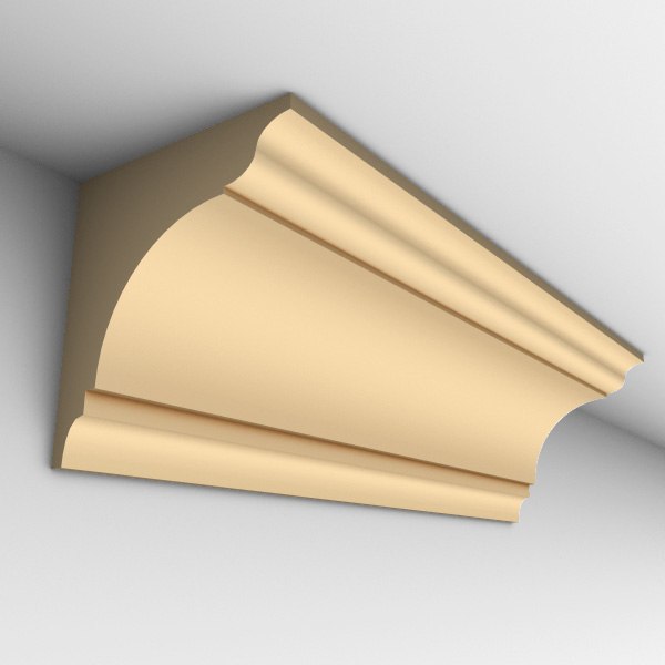 3d interior cornice molding model