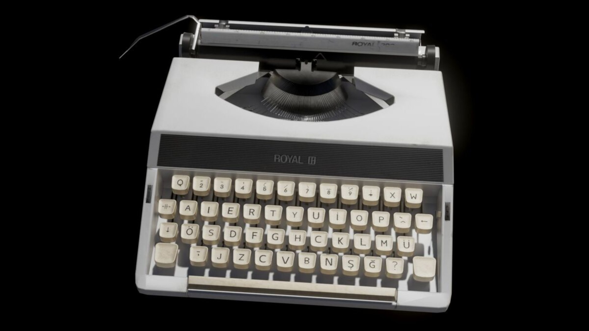 3D Vintage Typewriter - TurboSquid 2316557