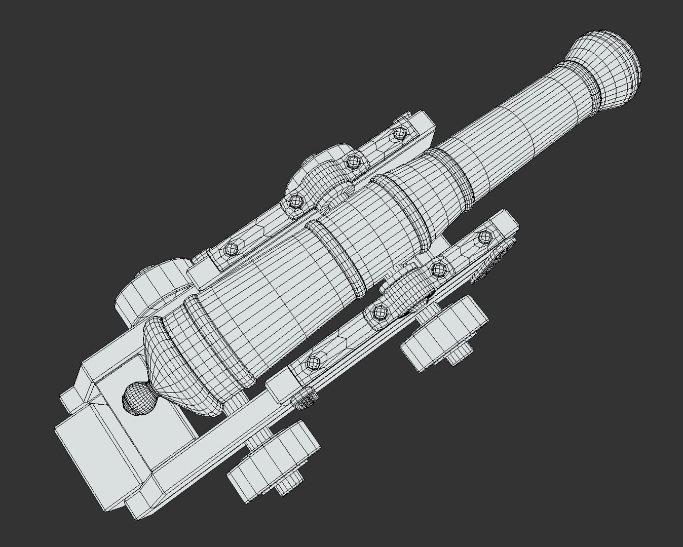 3D Model Realistic Cannon - Pbr - TurboSquid 1318070