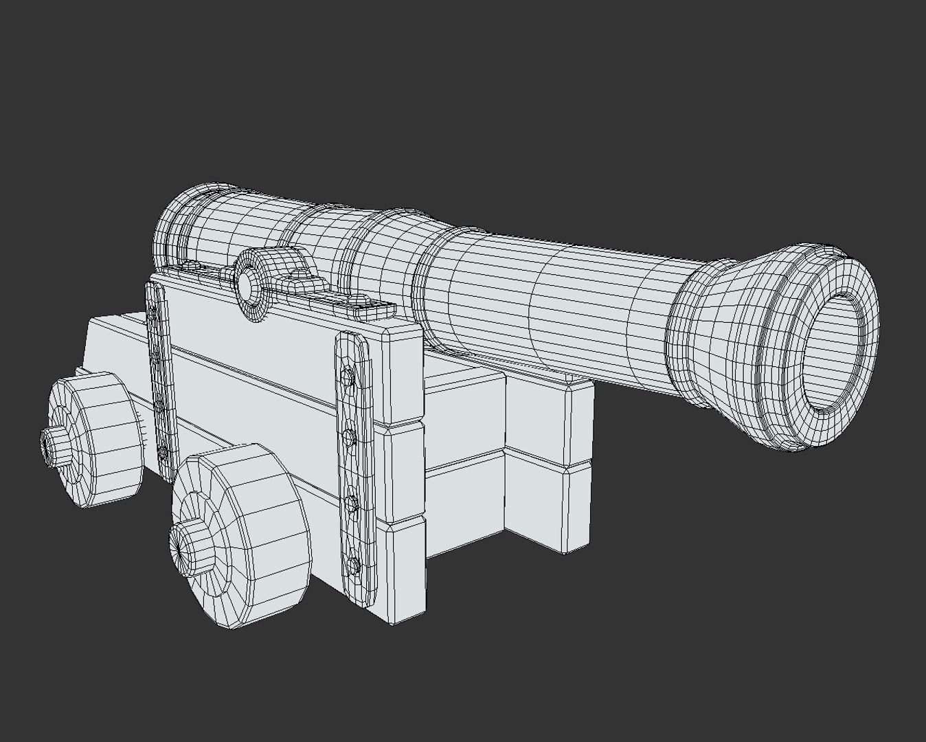3D Model Realistic Cannon - Pbr - TurboSquid 1318070