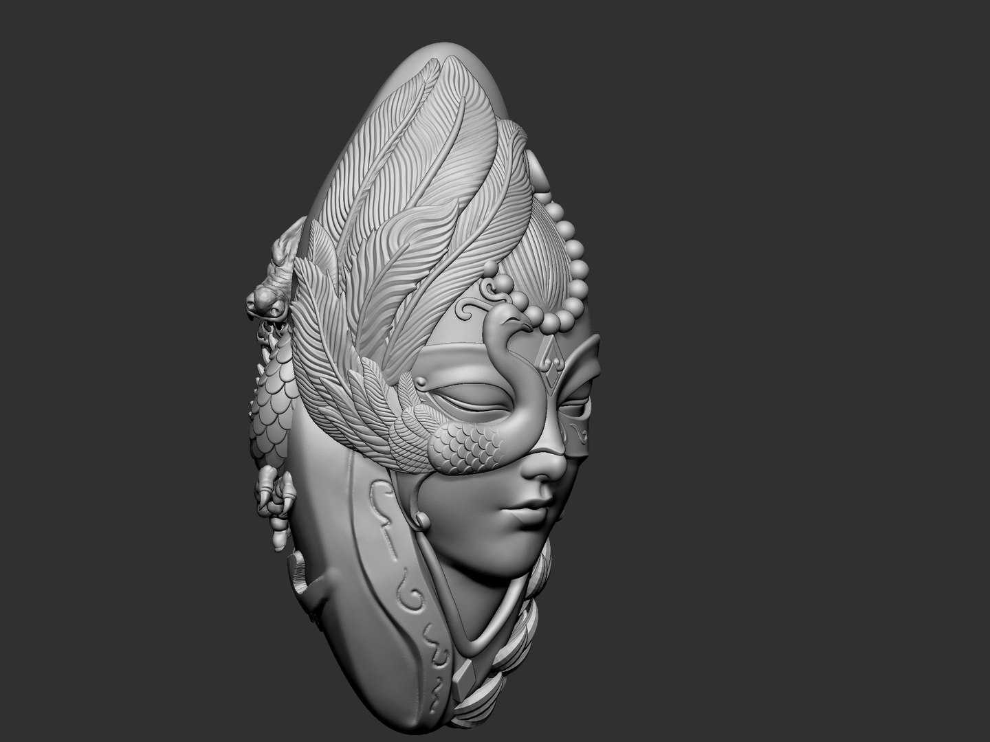 Lady head 3D model - TurboSquid 2168490