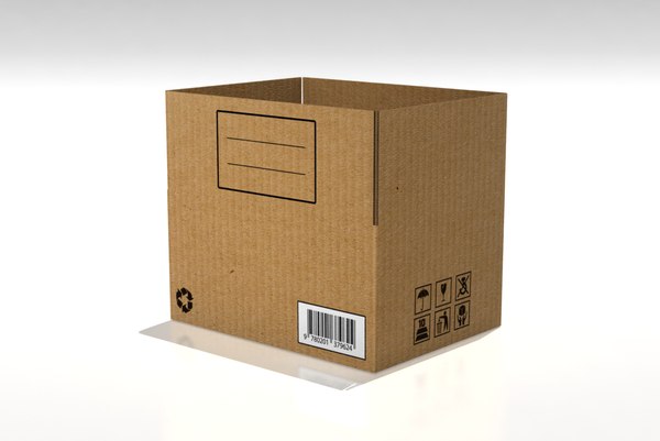 Box cardboard c 3D model - TurboSquid 1357074