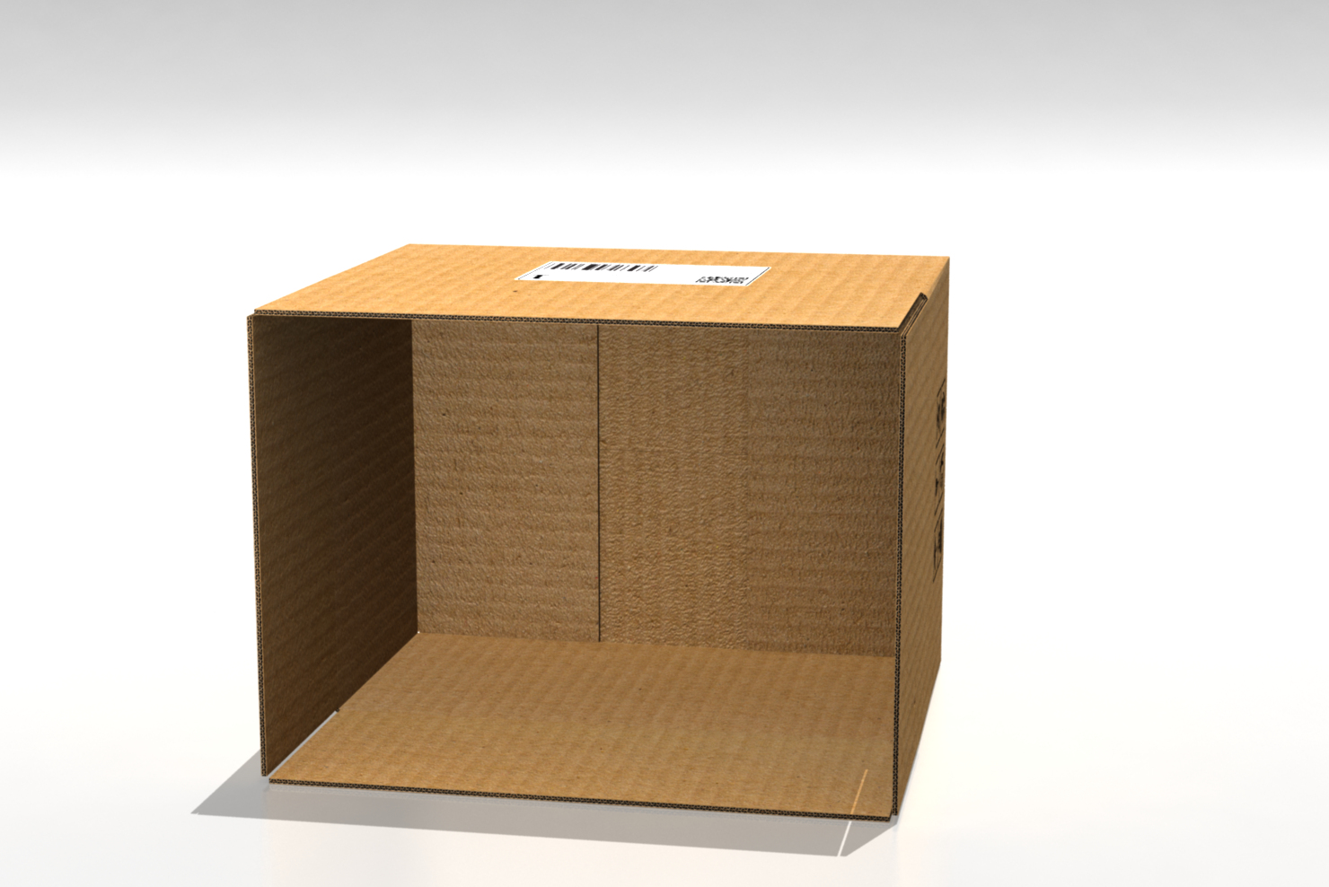 Box cardboard c 3D model - TurboSquid 1357074