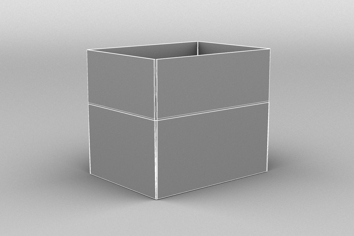 Box cardboard c 3D model - TurboSquid 1357074