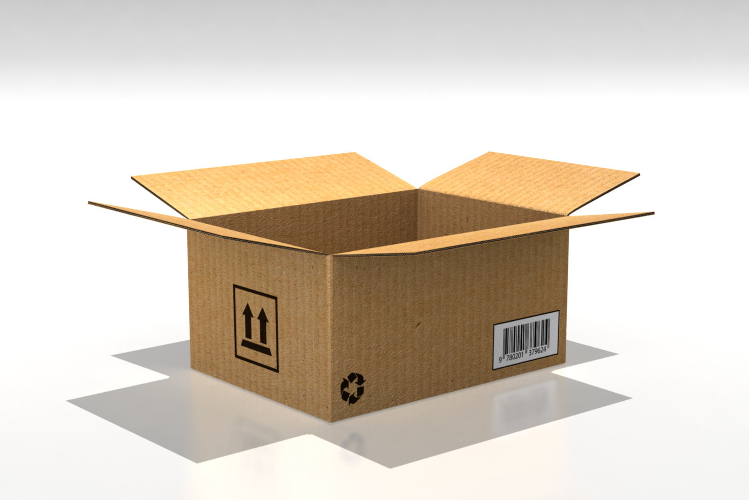 Box cardboard c 3D model - TurboSquid 1357074