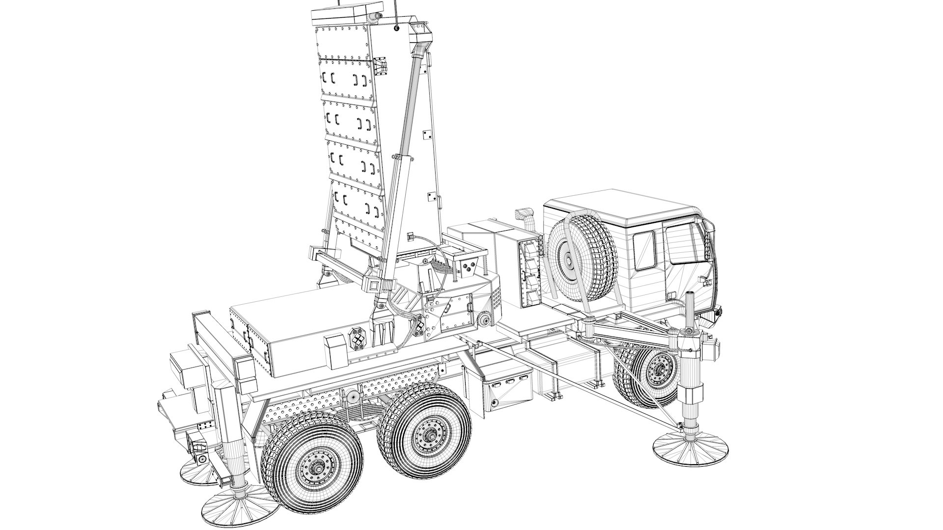 ANTPQ-53 Counterfire Radar Model - TurboSquid 2297423