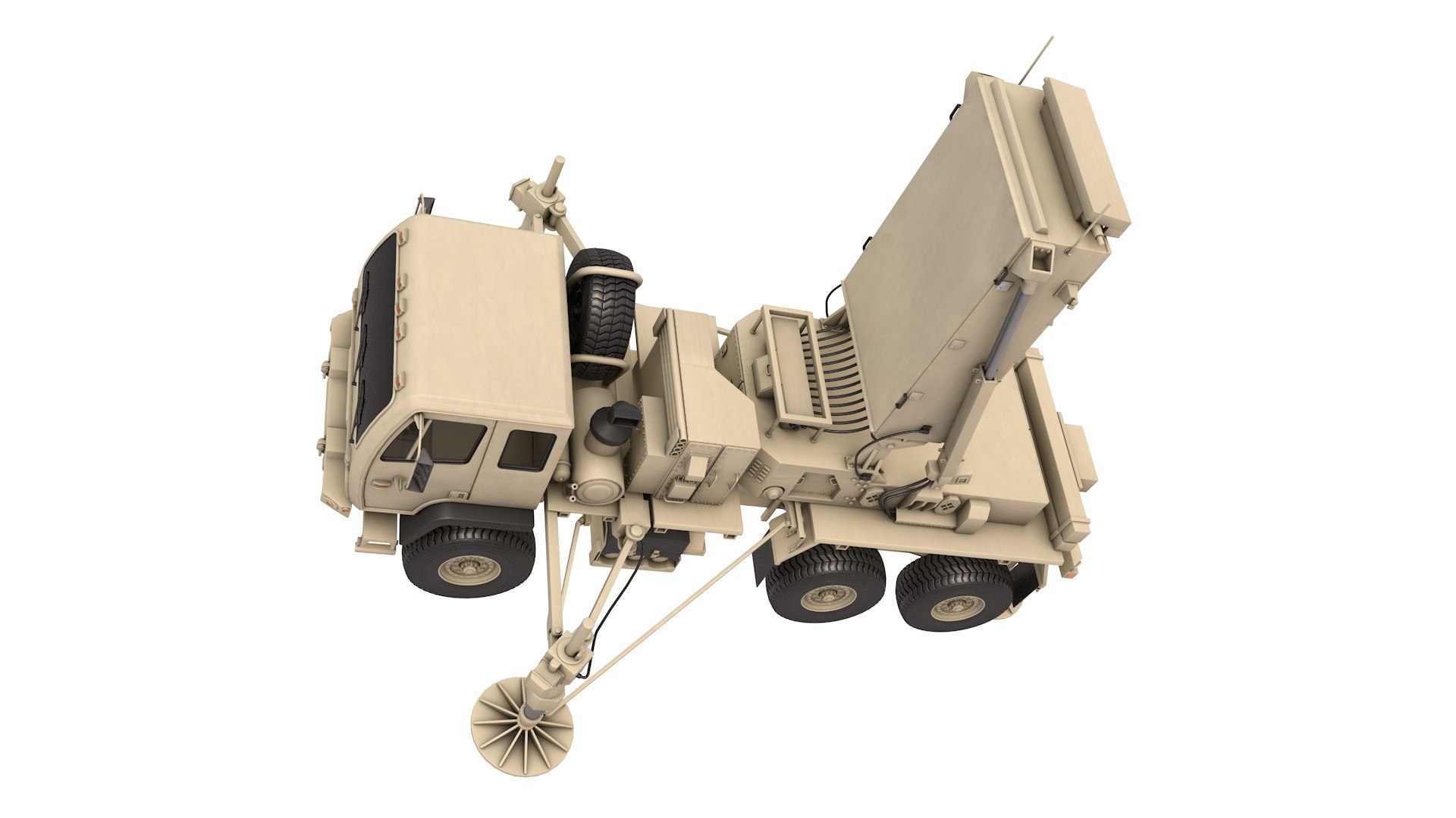 ANTPQ-53 Counterfire Radar Model - TurboSquid 2297423