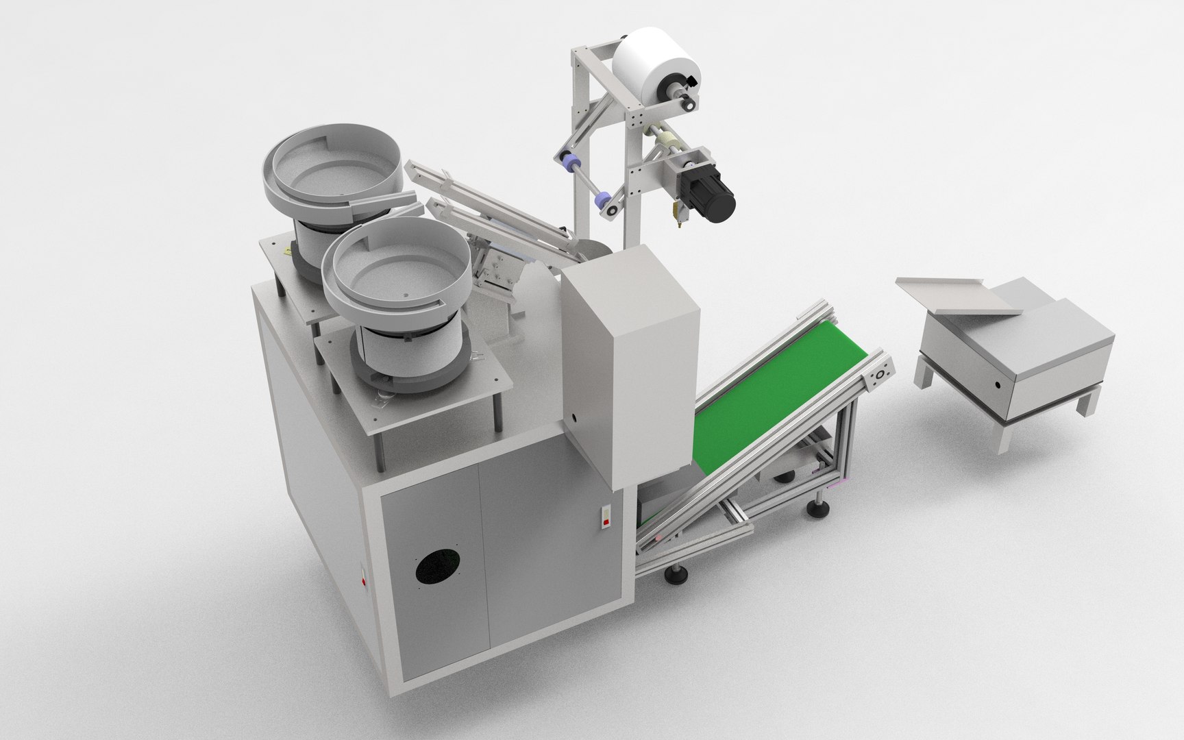 3D Fully Automated Screw Packaging Machine Model - TurboSquid 1828868