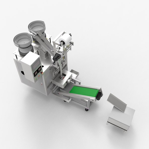 3D Fully Automated Screw Packaging Machine model - TurboSquid 1828868
