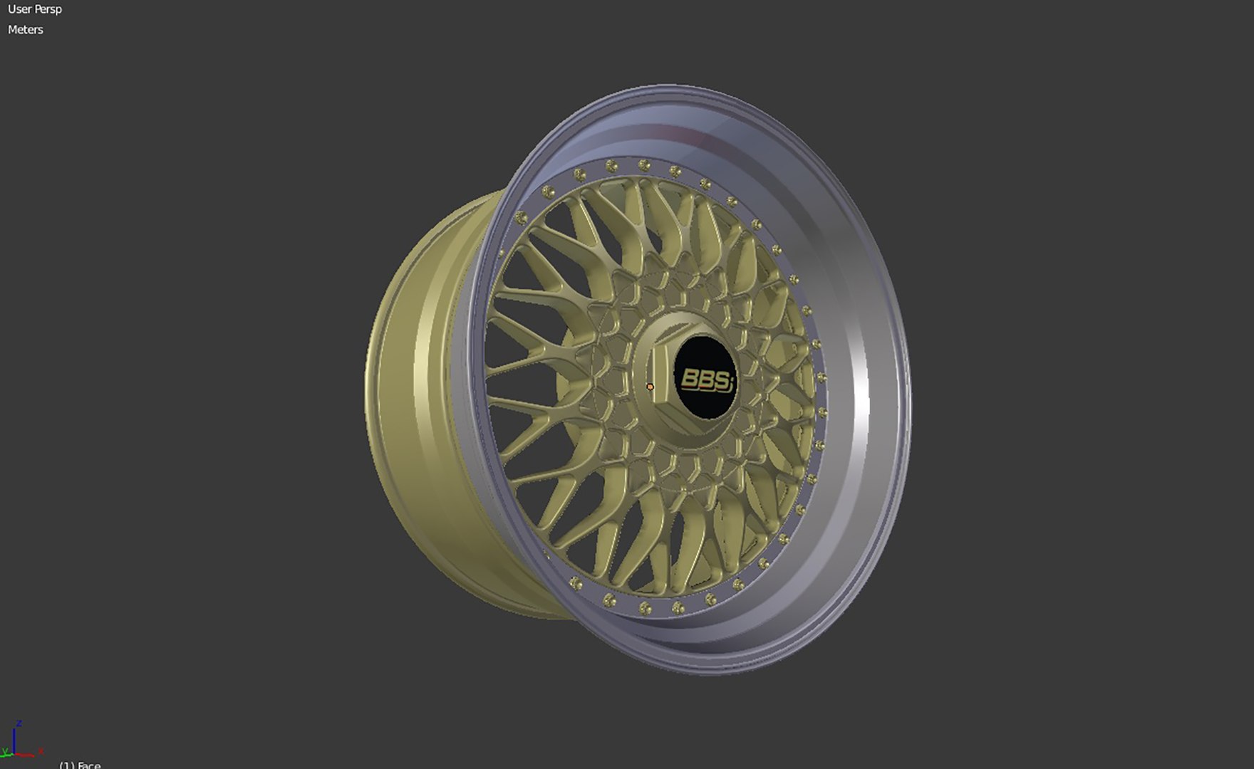 3D BBS Rims Model - TurboSquid 1853557