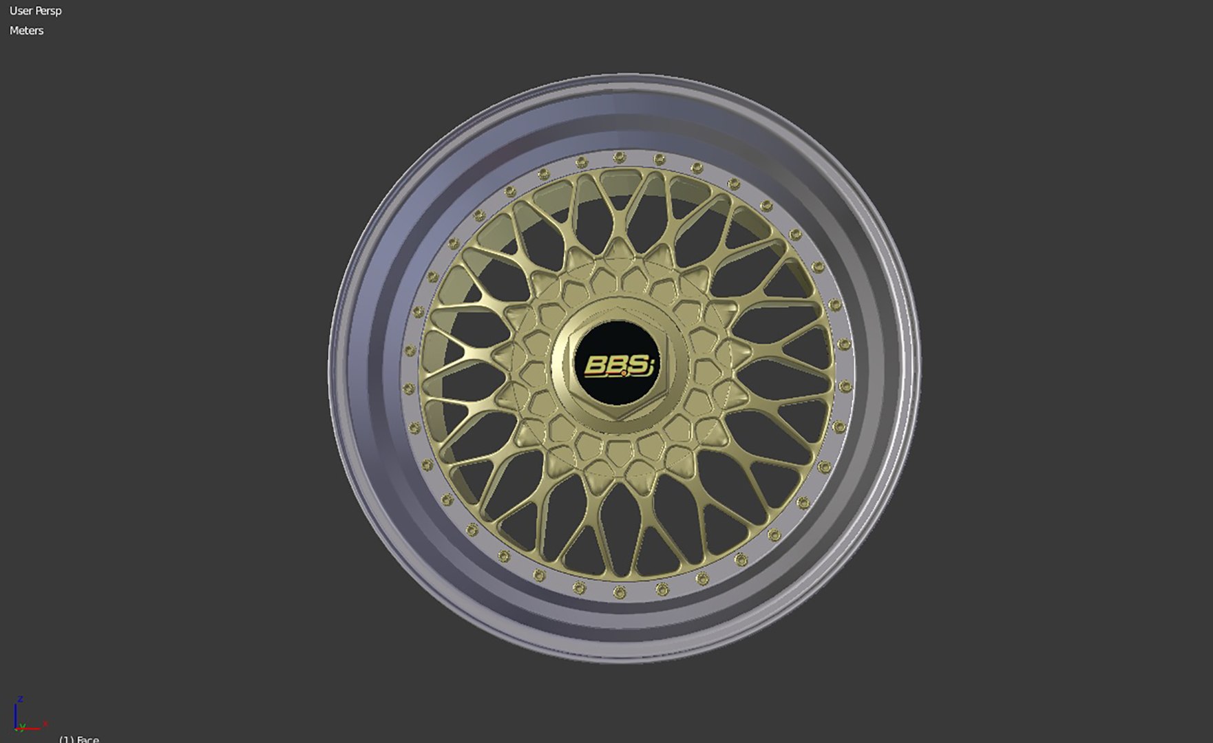3D BBS Rims Model - TurboSquid 1853557
