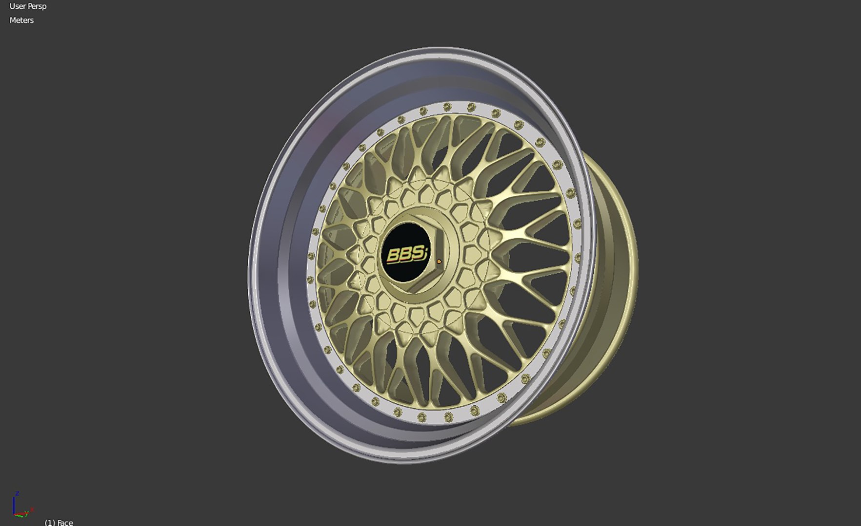 3D BBS Rims Model - TurboSquid 1853557