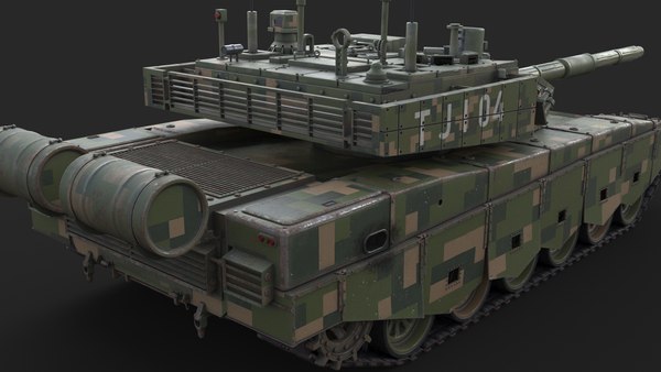modelo 3d Tanque China Tipo ZTZ 99A MTB Vray - TurboSquid 1724949